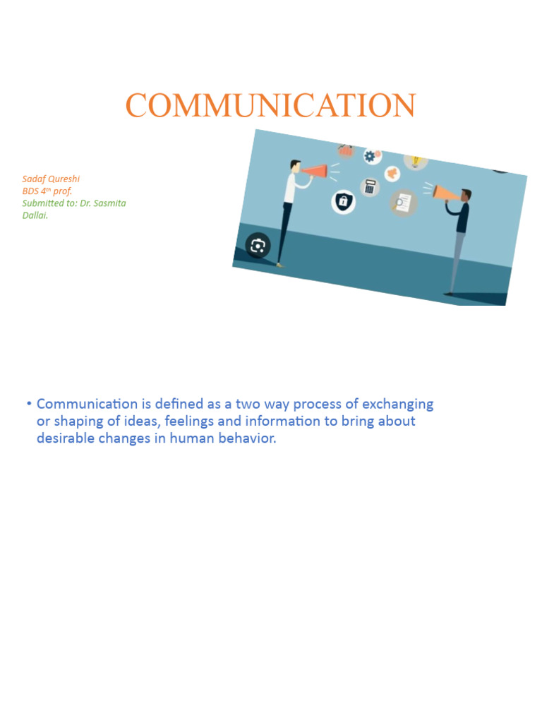 PHD Presentation, Communication | PDF | Communication | Information