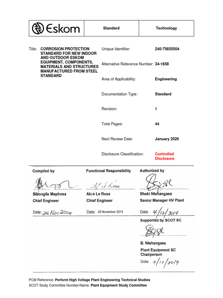 Title: Corrosion Protection Unique Identifier | PDF | Corrosion ...