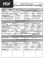 Suspect Description Form | PDF