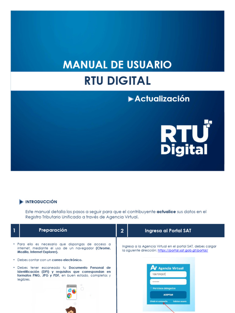 Instructivo RTU Actualización | PDF | Software | Red mundial