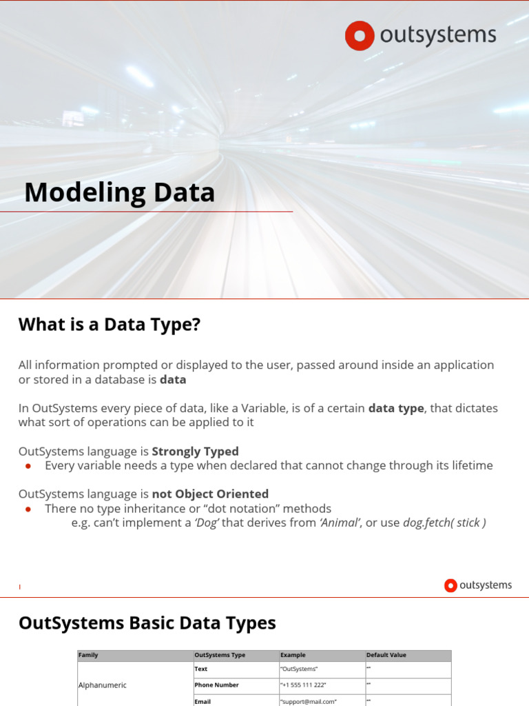 Modeling Data Pdf Data Type Variable Computer Science