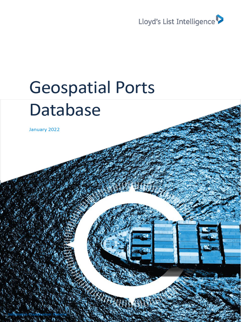 Geospatial Ports Data Dictionary v11 | Download Free PDF | Databases ...