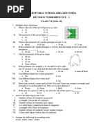 GRADE 5 Annual Exam MODEL Question Paper Updated | PDF | Area | Length