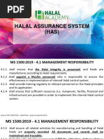 Halal Assurance Management System (IDCP) | PDF | Auditor's Report | Audit