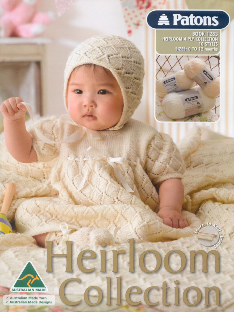 Patons 1283 Heirloom 4 Ply Collection | PDF