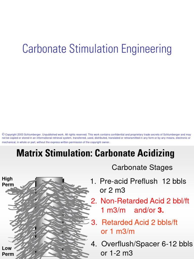 Carbonate Acidizing | Download Free PDF | Pressure | Chemical Engineering