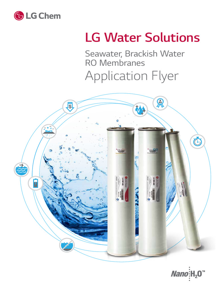 LG Chem SWBW Application Flyer | PDF | Membrane | Desalination