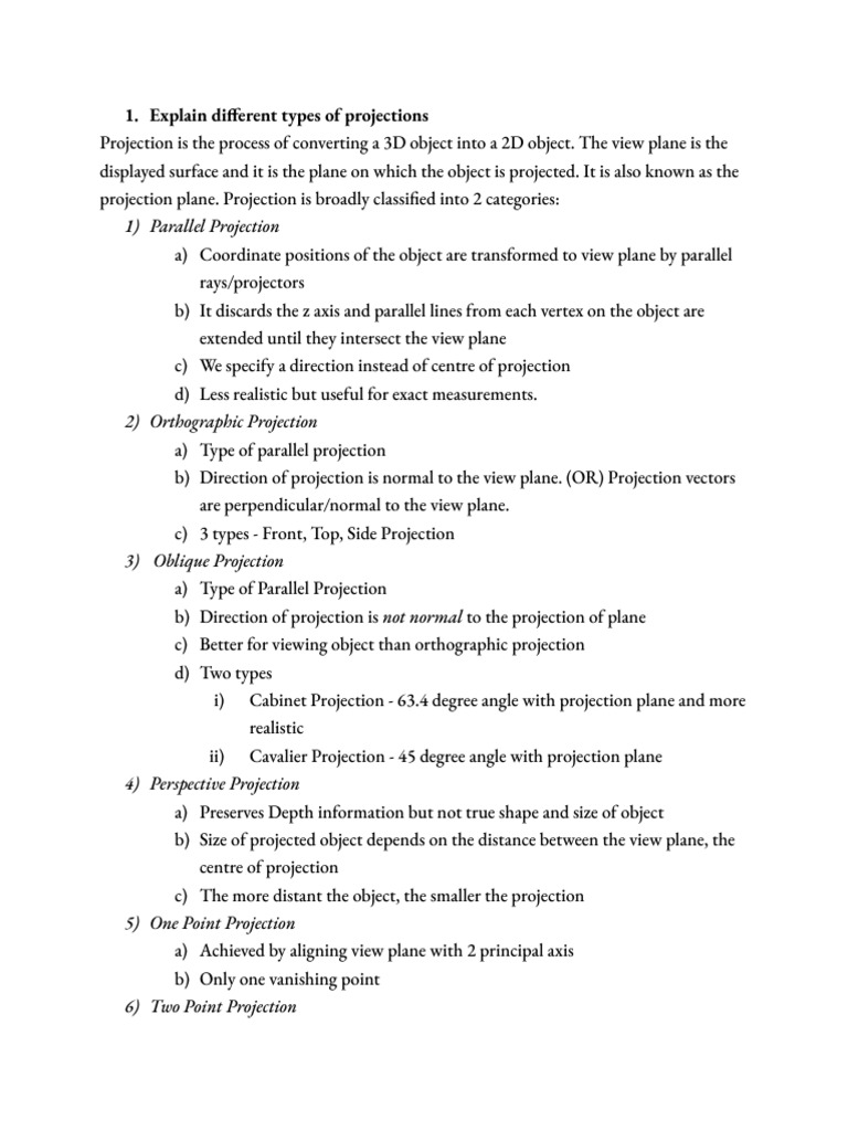 CG QB Unit 3 | PDF | Rotation | Space