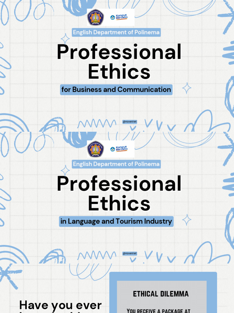 Professional Ethics Handout On Managing Ethical Dilemma | PDF ...