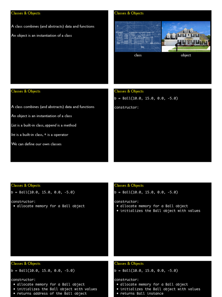 21-Objects 3 4pp | Download Free PDF | Class (Computer Programming) | Constructor (Object ...