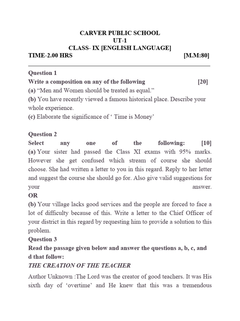 ENG LANG CLASS 9 New | PDF | Language Arts & Discipline | Self-Improvement