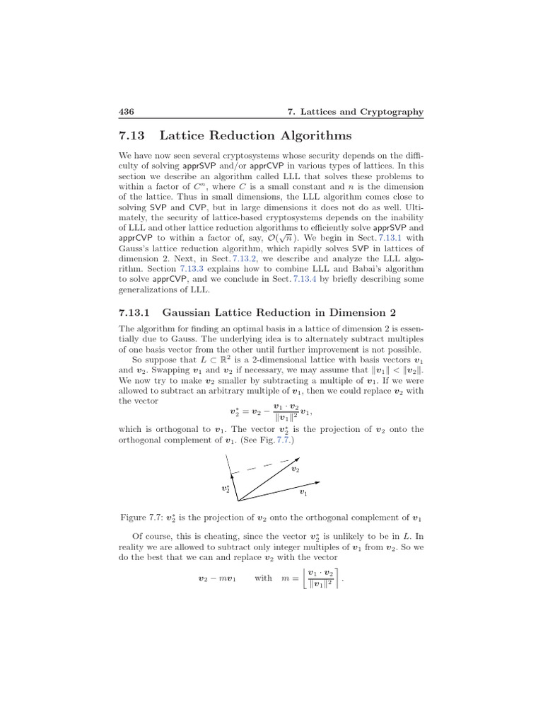 Hoffstein2015 Introduction To Mathematical Cryptography 436-448 | PDF ...