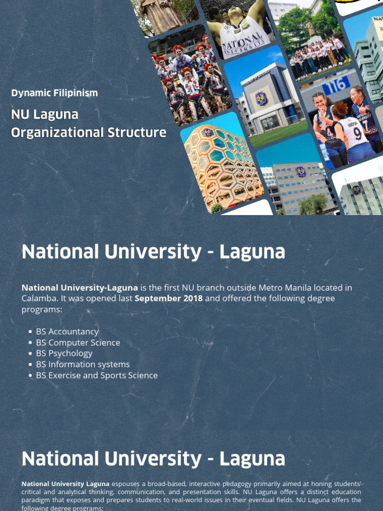 CM2.1 NU Laguna Organizational Structure | PDF | Academic Degree