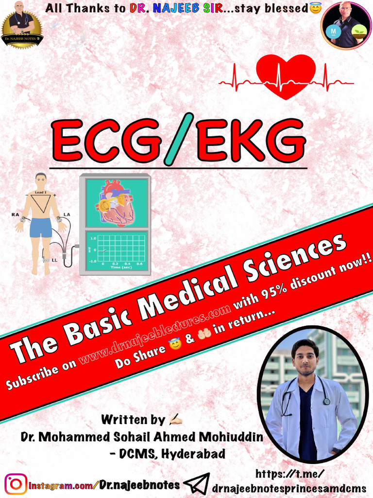 Dr. Najeeb Ecg Lecture Hand Note | PDF
