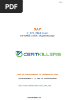 Sap Cpi Adapters | PDF | Soap | Hypertext Transfer Protocol