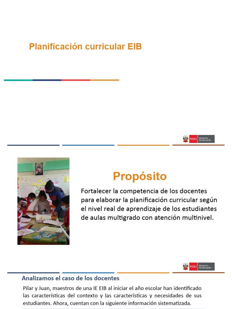PPT Planificación Curricular EIB. Feb 2024 | PDF | Evaluación | Aprendizaje