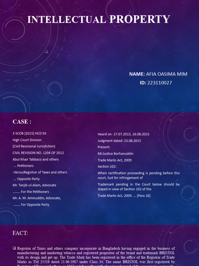 Intellectual Property | PDF | Trademark | Lawsuit
