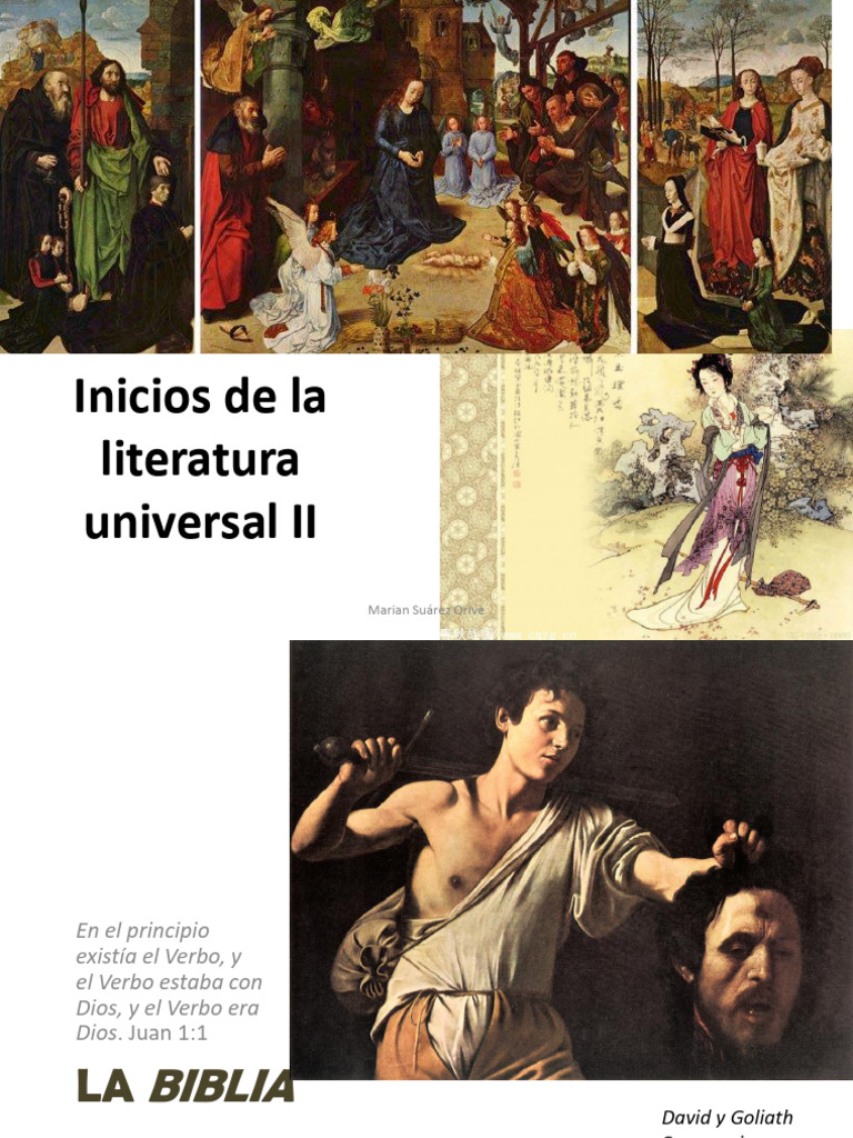 Inicios de La Literatura Universal II. 2.0 | PDF | Daniel (figura ...