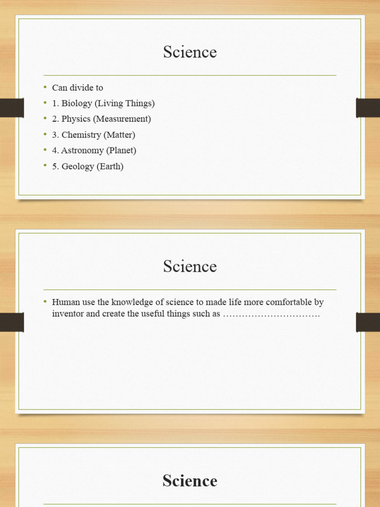 Science Year .1 | PDF