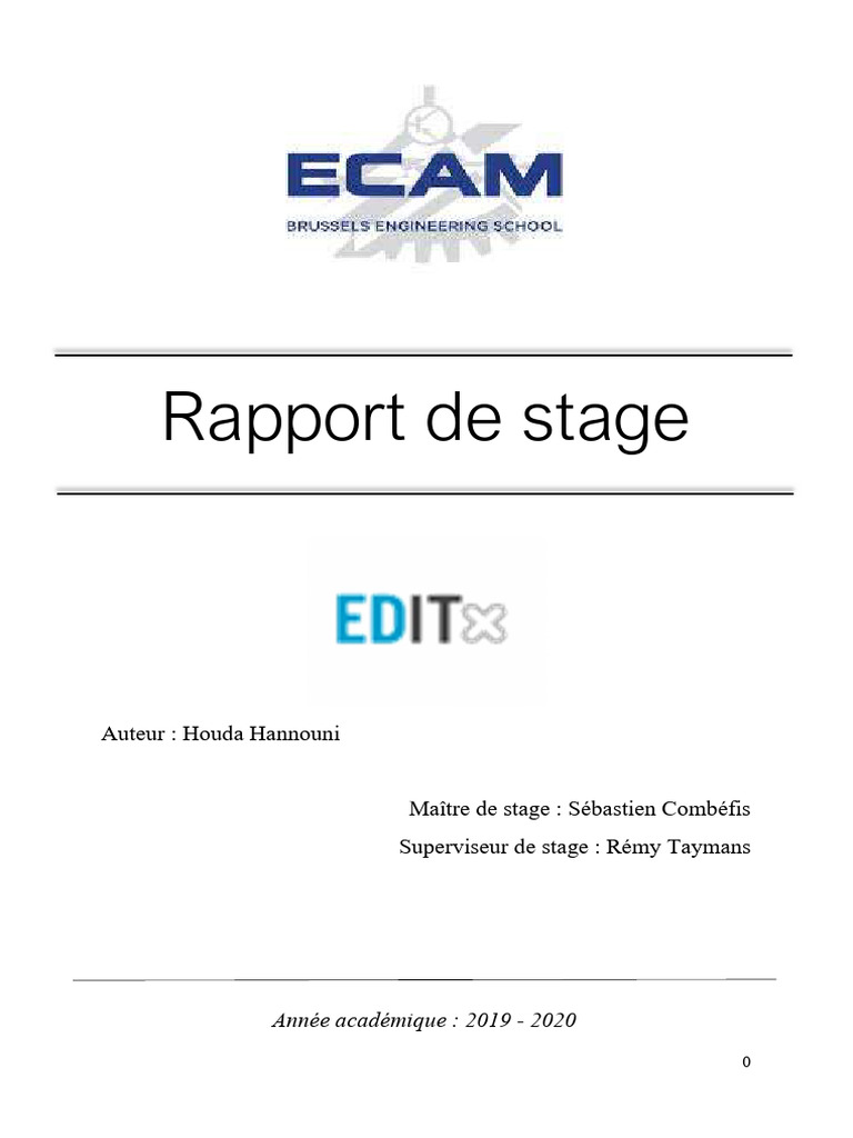 Hannouni Master Internship 2019 | PDF | Génie logiciel | Informatique
