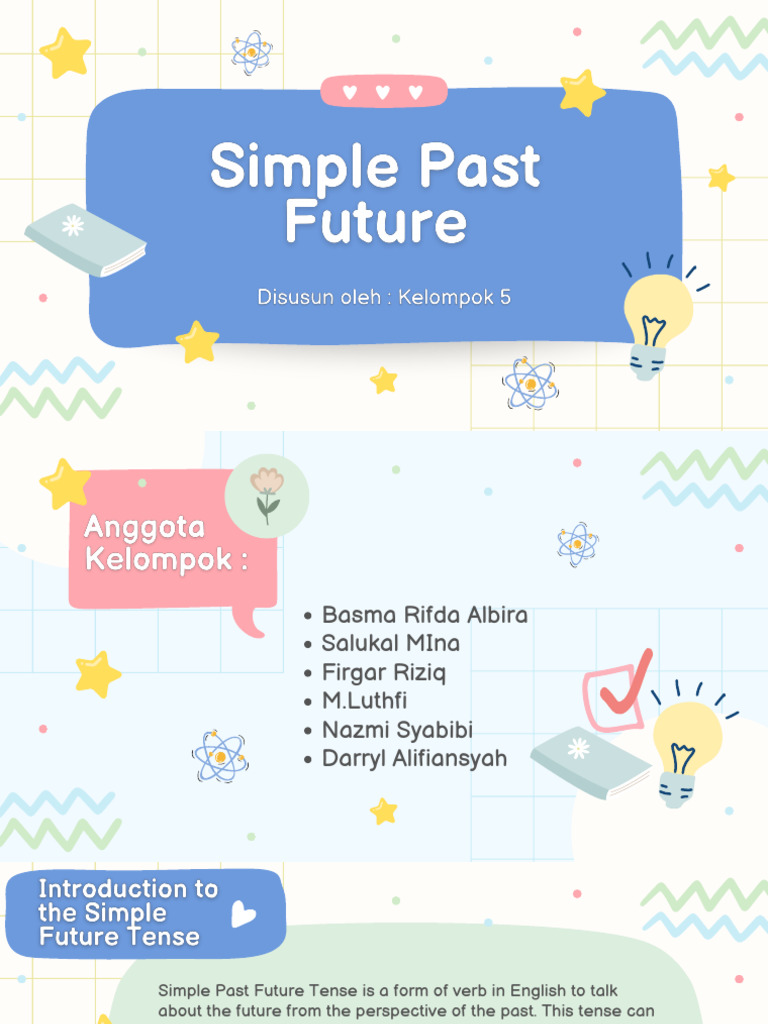 Simple Past Future Tense | PDF | Grammatical Tense | Verb