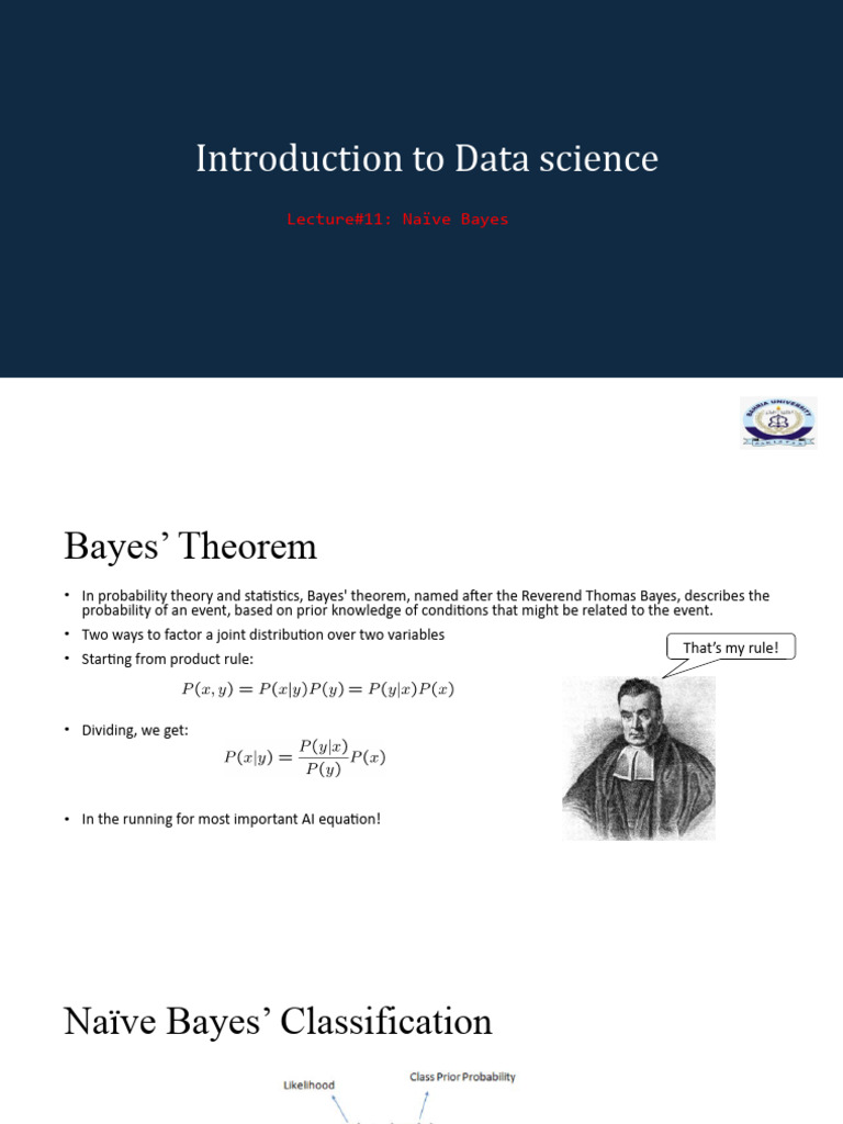 Naive Bayes 07052024 122347pm | PDF | Applied Mathematics | Statistical Theory