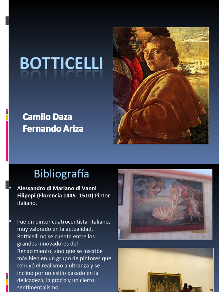 Sandro Botticelli1 | PDF