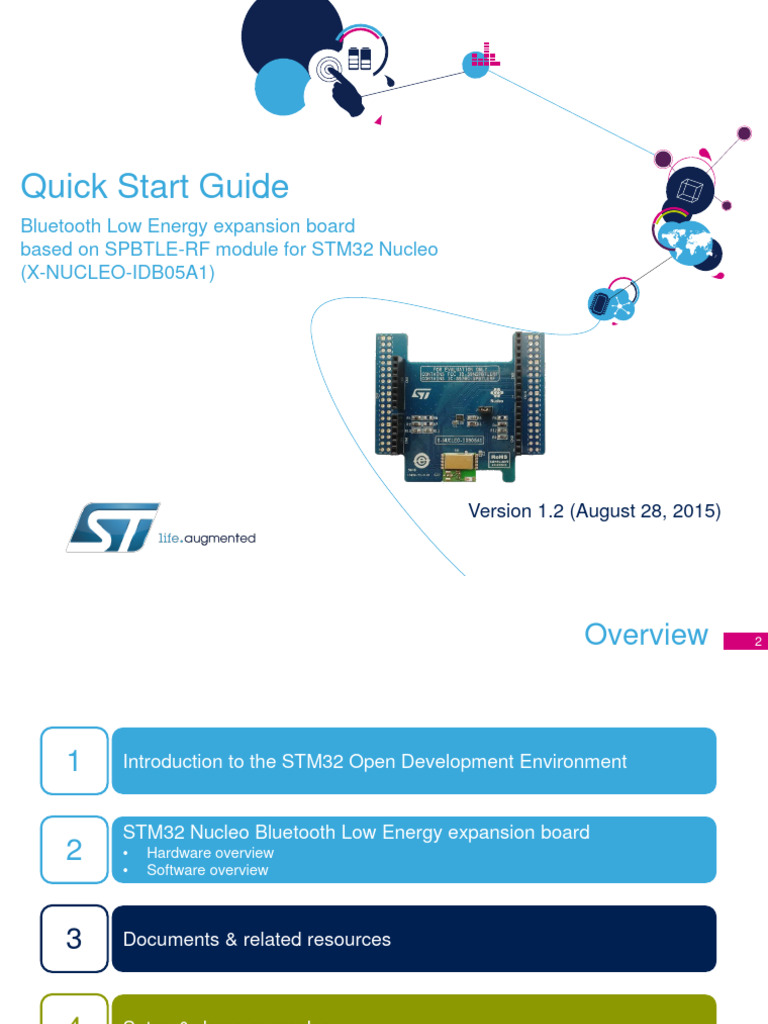 X Nucleo Idb05a1 Quick Start | PDF | Bluetooth | Application Software