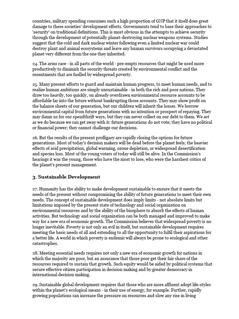 16 - PDFsam - Our Common Future | PDF | Sustainability | Sustainable ...