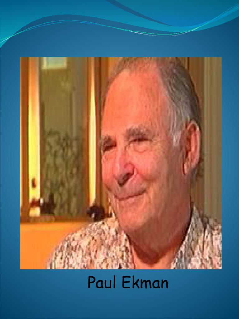 PNL Expresion Corporal Paul Ekman | PDF | Las emociones | Ceja