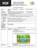 Detailed Lesson Plan in Science 6: (Guided Inquiry Using 5-E's) | PDF ...