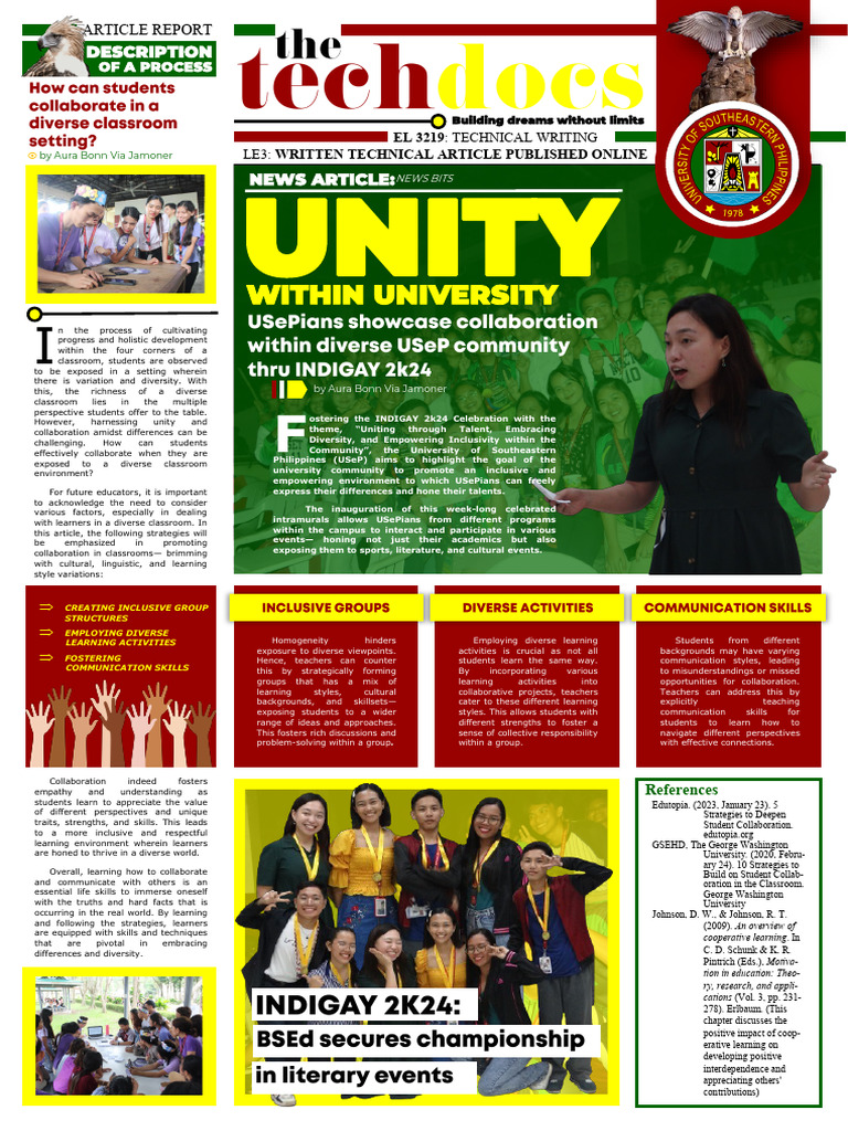 3SE - EL 3219 - LE3-Technical Article Published Online - JAMONER, A. | PDF | Learning ...