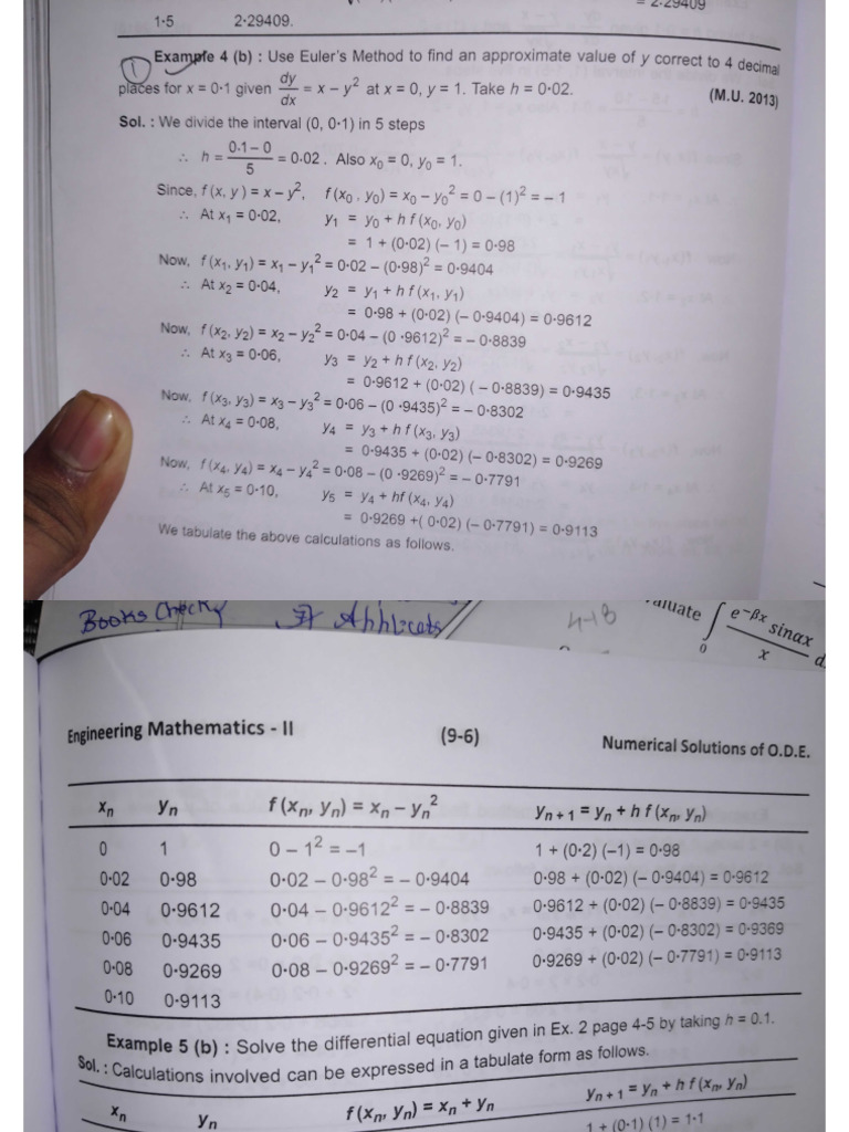 Euler's Method | PDF