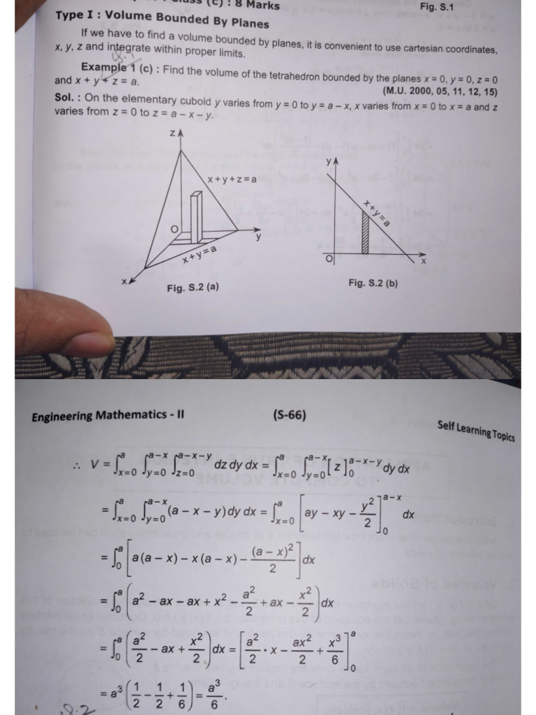 Volume Triple integrals | PDF