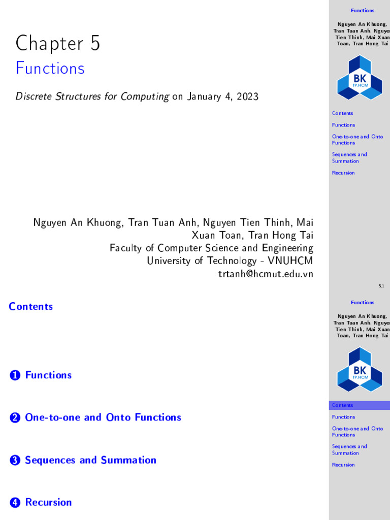 Ds 5 Function | PDF | Function (Mathematics) | Discrete Mathematics