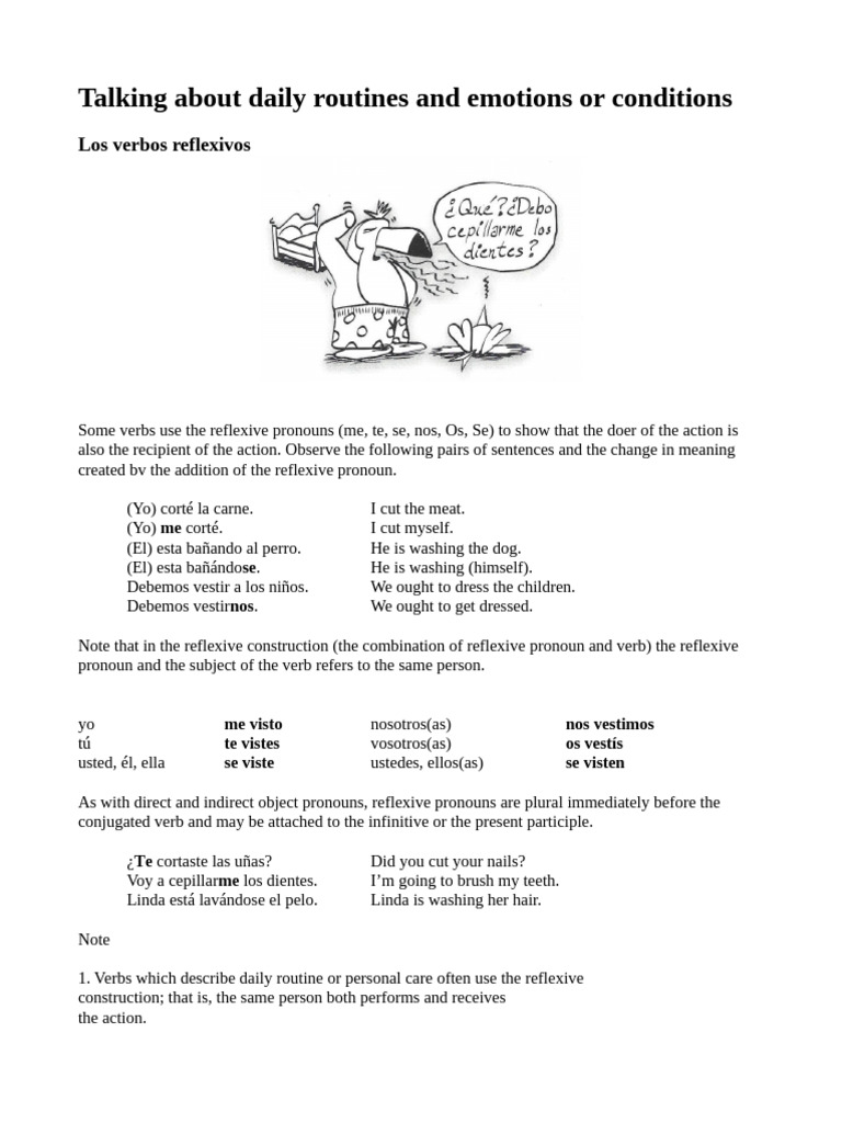 Daily Routines | PDF