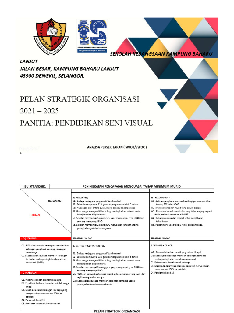 Pso SKKBL 2021 - 2025 | PDF