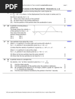 Kinematics Practice: Constant Acceleration | PDF | Acceleration | Velocity