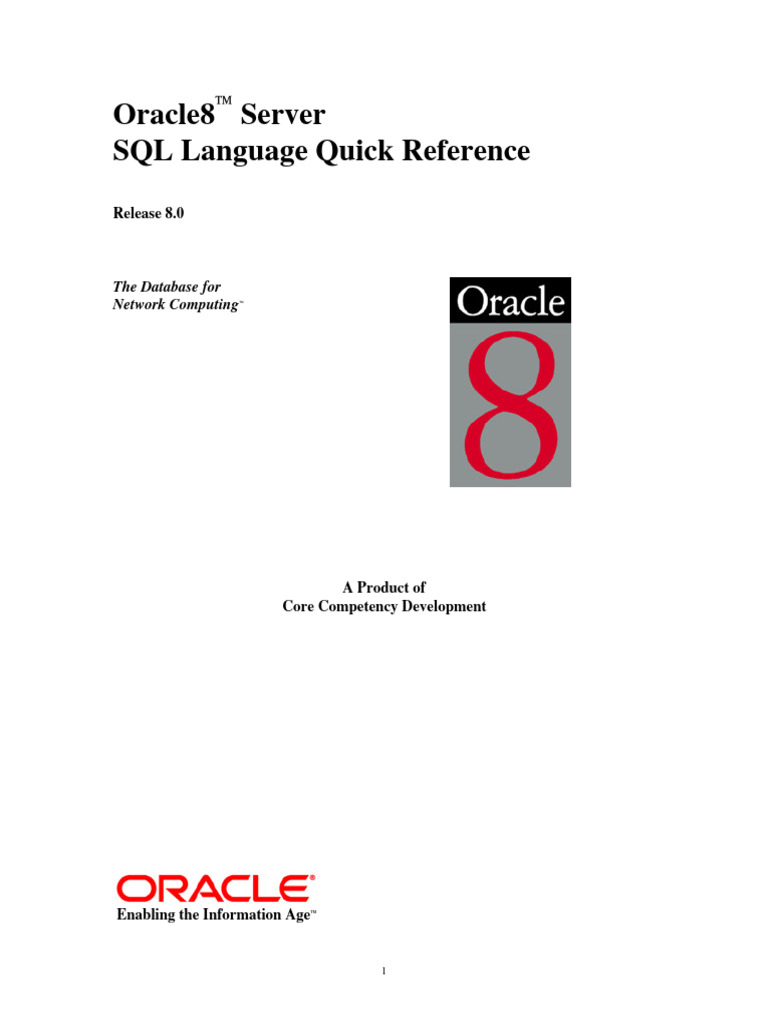 SQL Quickref | PDF | Sql | Data Type