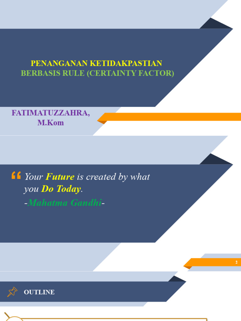 Ketidakpastian Berbasis Certainty Factor | PDF