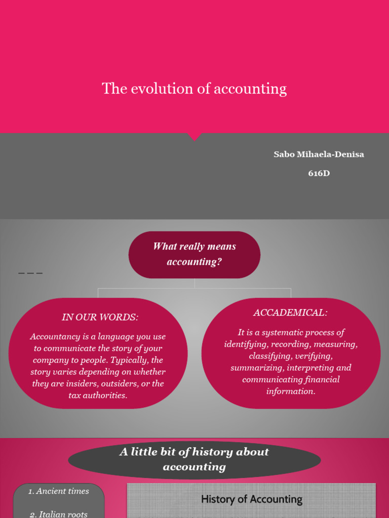 The Evolution of Accounting | PDF | Accounting | Information