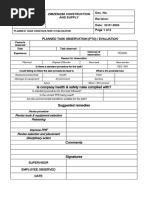 Planned Task Observation | PDF | Safety | Occupational Safety And Health