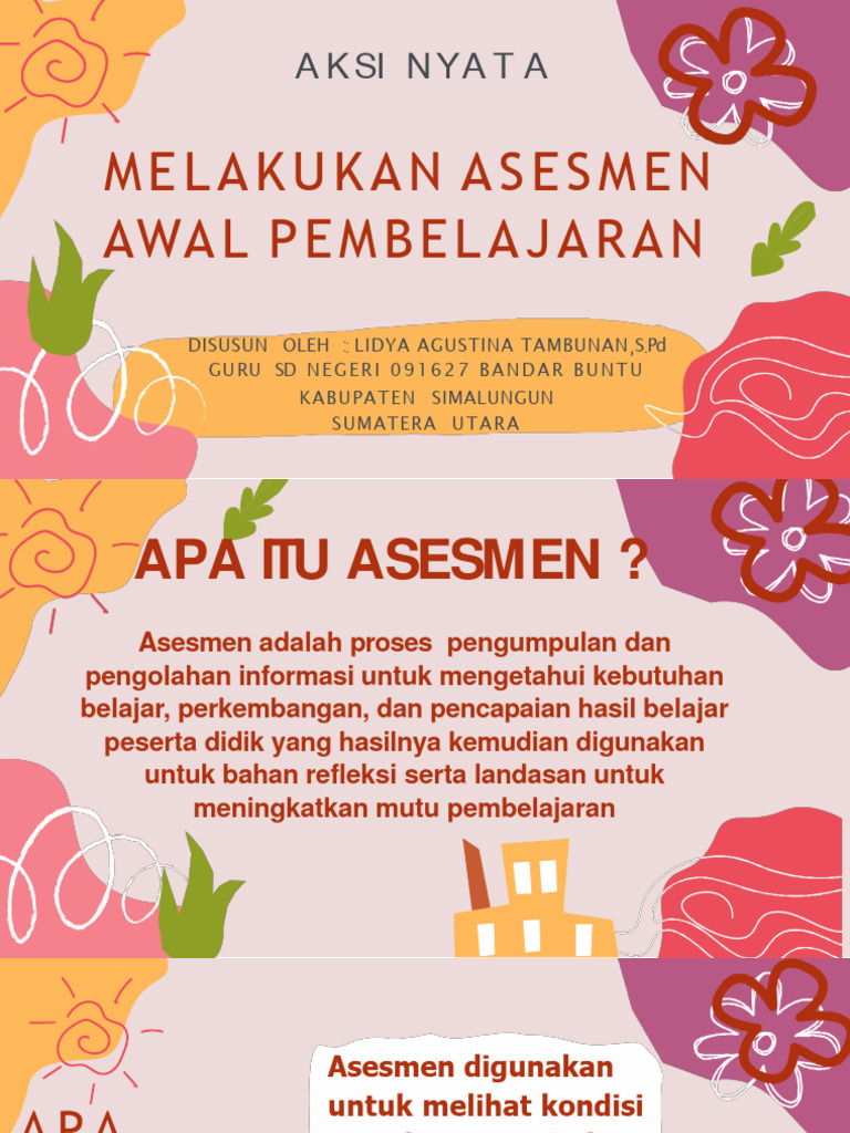 Panduan Asesmen Awal Pembelajaran | PDF