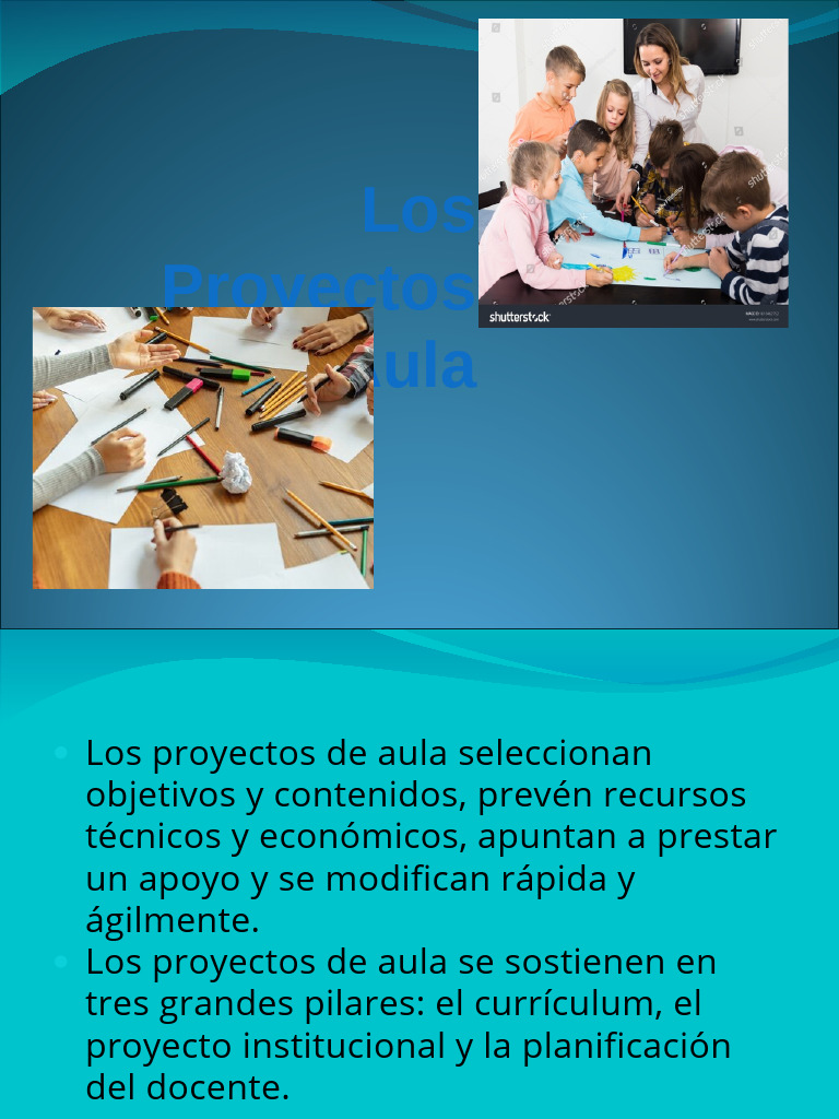 Los Proyectos Del Aula | Descargar gratis PDF | Salón de clases | Plan ...