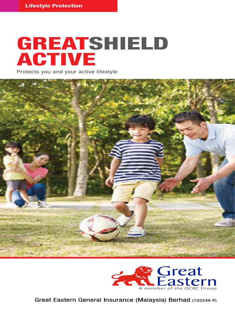 Great Shield Active - Brochure | PDF | Insurance | Indemnity