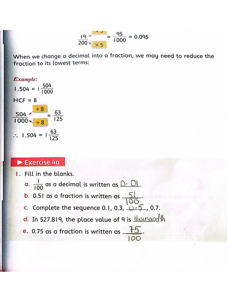 Maths Book Work | PDF