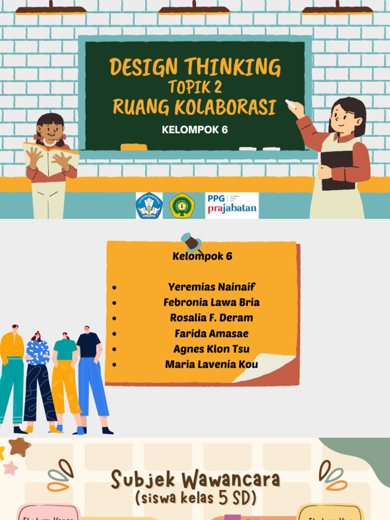 Design Thinking Topik 2- Ruang Kolaborasi- Kel. 6 | PDF