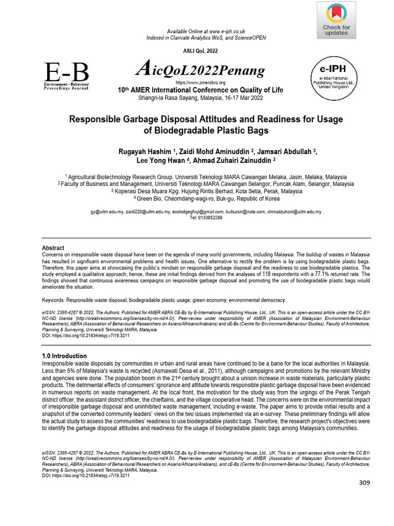 eiph,+3211_xmp | PDF | Survey Methodology | Waste Management