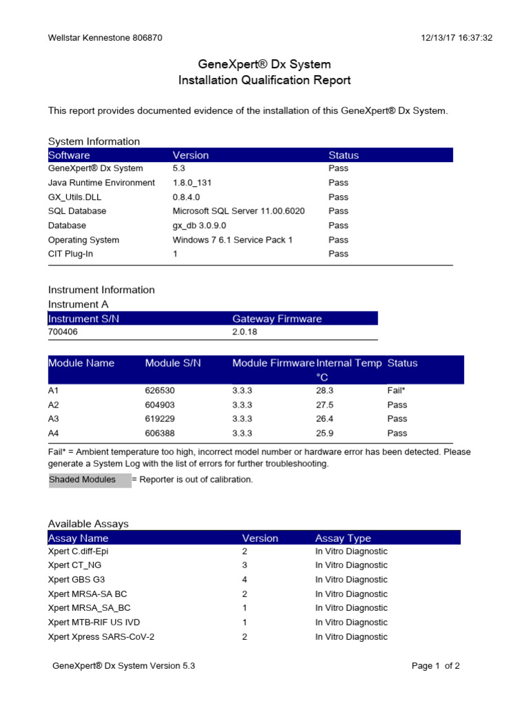 Installation Qualification 2017.12.13 16.37.32 | PDF | Computing | Software