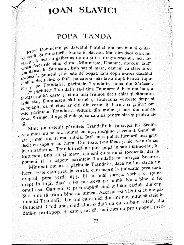 Popa Tanda | PDF